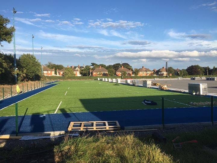 All Weather Pitch - Training Pods progressing well - Clontarf Rugby