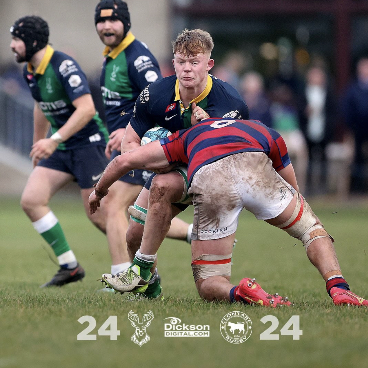 Ballynahinch 24 Clontarf 24 - Clontarf Rugby